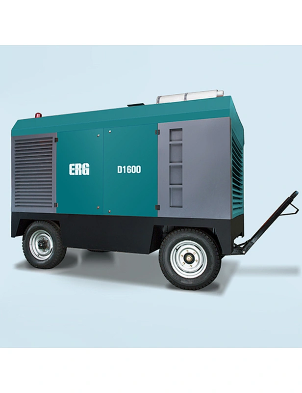 D Series Diesel Portable Screw Air Compressor - ERG Compressors